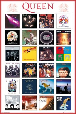 Queen - Album Covers – Curmudgeon Music & Posters
