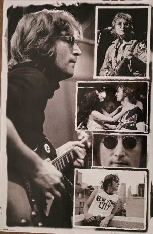 John Lennon, Collage – Curmudgeon Music & Posters